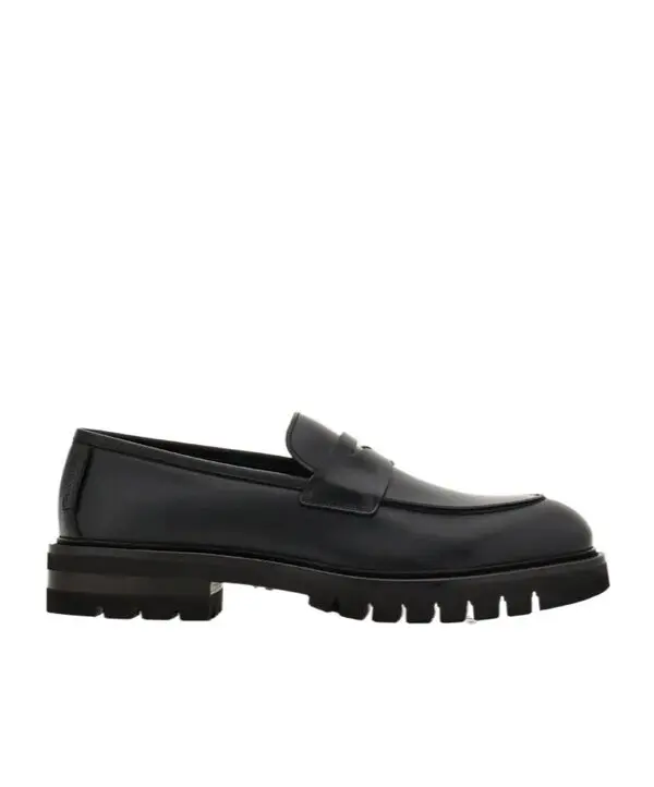 FERRAGAMO Leather Loafers