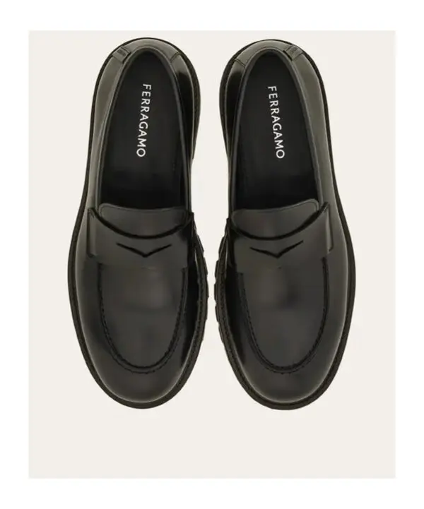 FERRAGAMO Leather Loafers