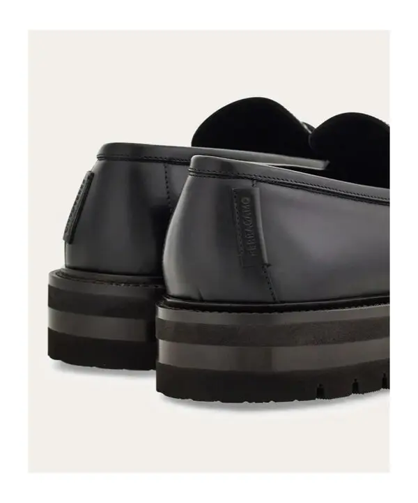 FERRAGAMO Leather Loafers