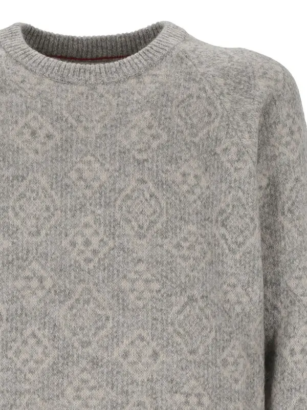 Brunello Cucinelli Patterned Crewneck Jumper