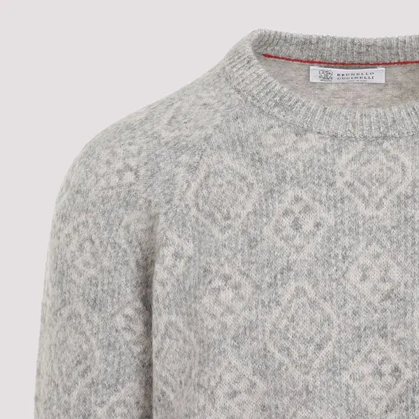 Brunello Cucinelli Patterned Crewneck Jumper