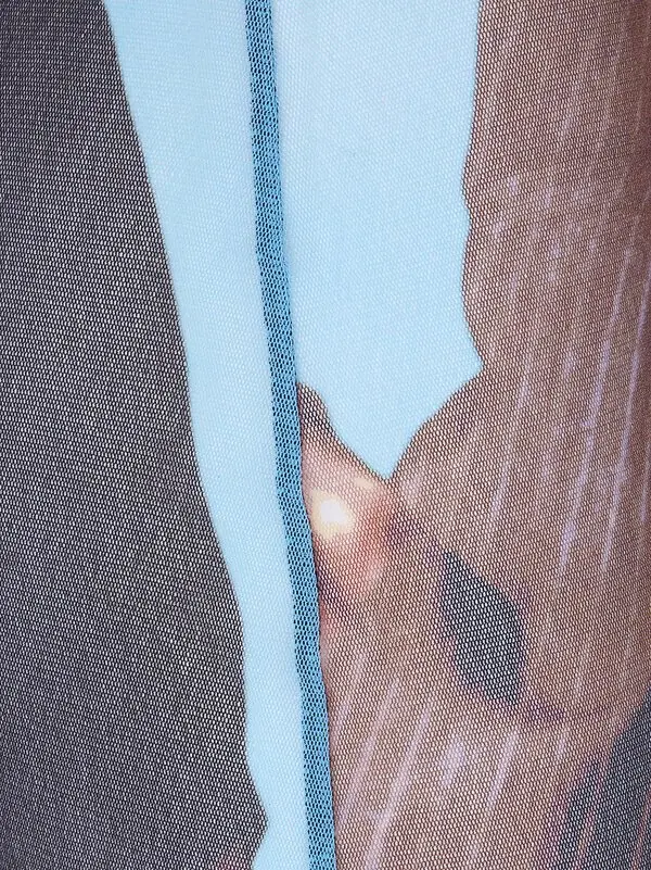 JEAN PAUL GAULTIER Printed Mesh Trousers