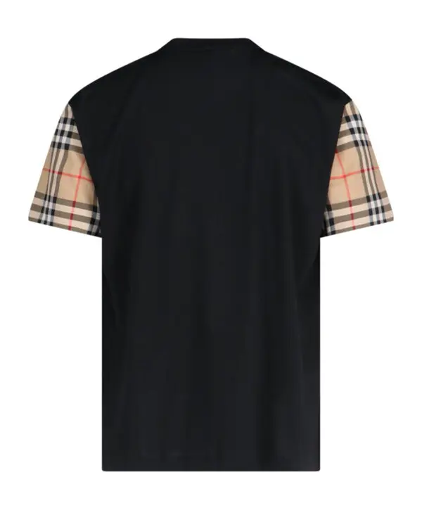 Burberry Vintage Checked Crewneck T-shirt - Black