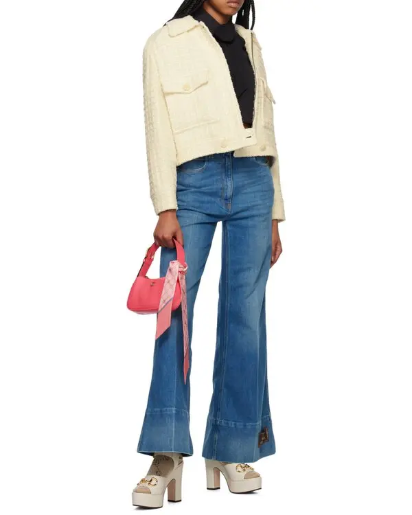 Gucci Double G Aphrodite Shoulder Bag - Red