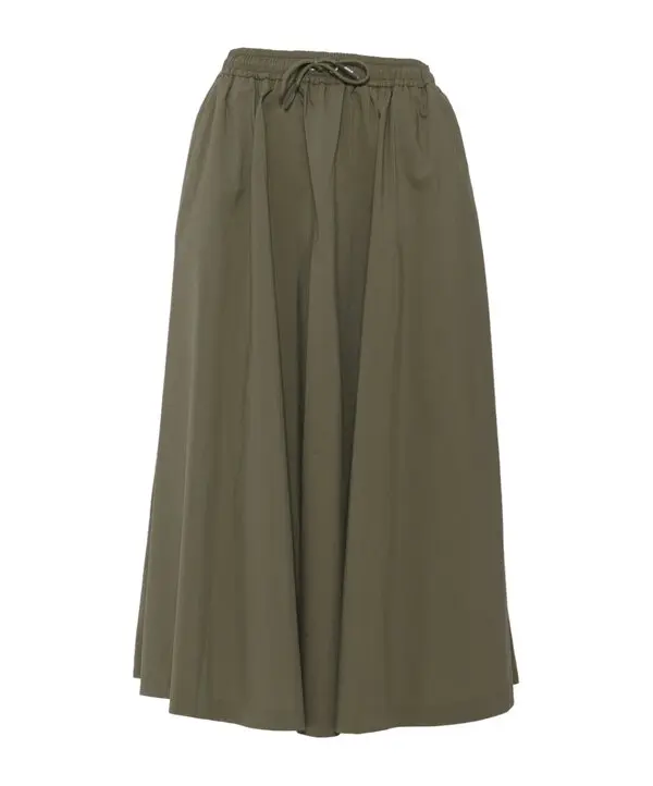 K-WAY Drawstring Pleat Detailed Skirt - Green