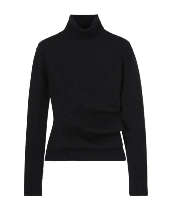 Loro Piana Long-sleeved Ribbed Turtleneck Sweater