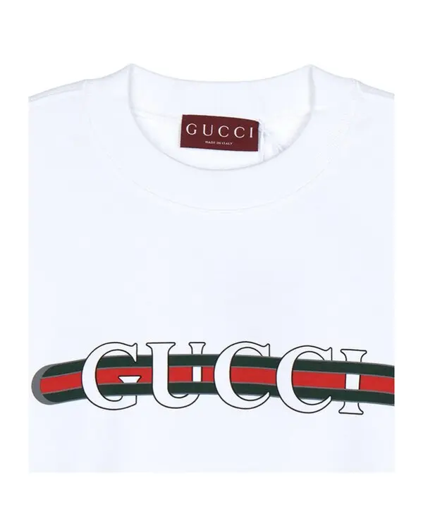 Gucci Logo Printed Jersey Sweatshirt