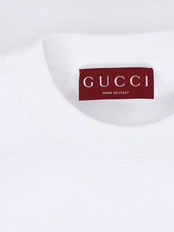 Gucci Logo Printed Jersey Sweatshirt