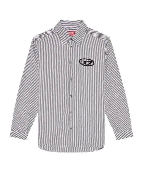DIESEL® S-simply-e Striped Long-sleeved Shirt