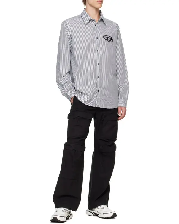 DIESEL® S-simply-e Striped Long-sleeved Shirt