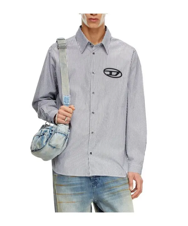 DIESEL® S-simply-e Striped Long-sleeved Shirt