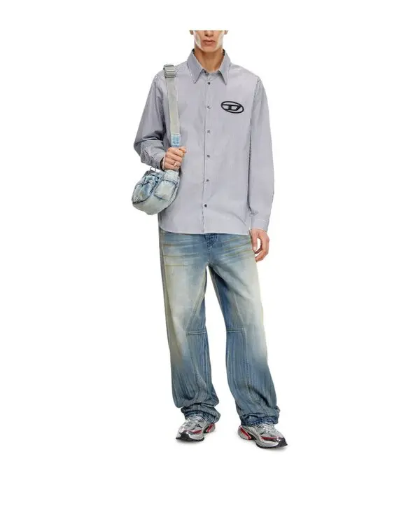 DIESEL® S-simply-e Striped Long-sleeved Shirt