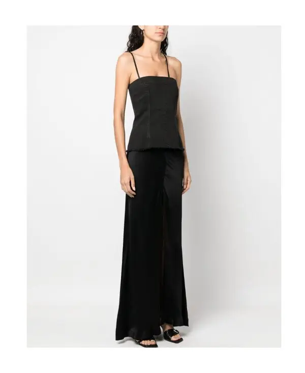 Blumarine Layered Sleeveless Maxi Dress