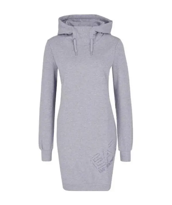 EA7 Hot Drilling Logo Dress - Grey