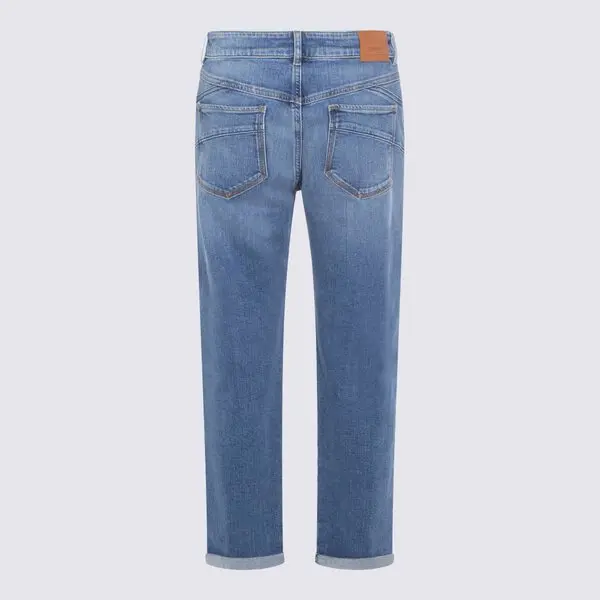 Sportmax Belt Loop Jeans - Blue