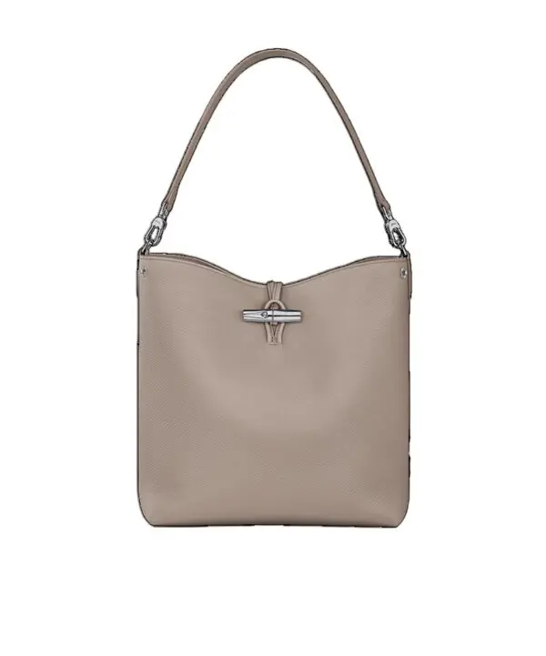 Longchamp Le Roseau M Shoulder Bag - Clay