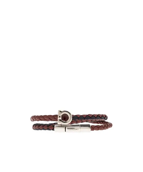 FERRAGAMO Gancini Bracelet - Red