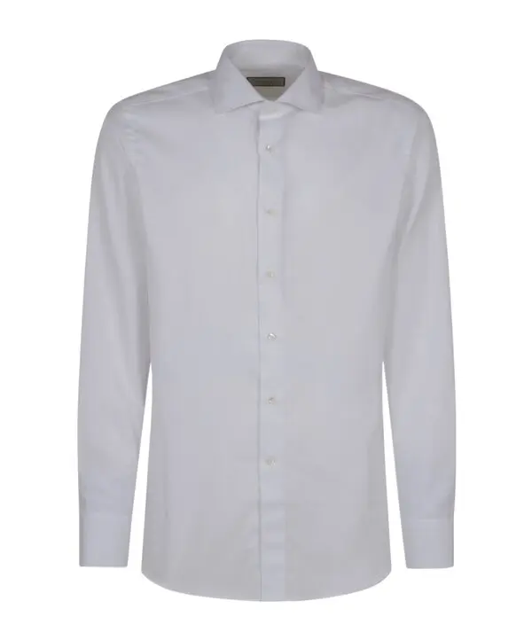 Canali Classic Long-sleeve Shirt - Gray