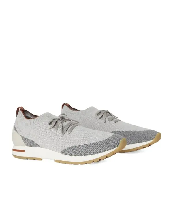 Loro Piana Flexy Walk Sneakers With Kummel Trim
