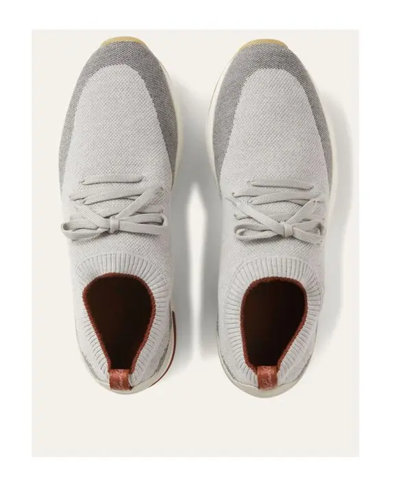 Loro Piana Flexy Walk Sneakers With Kummel Trim