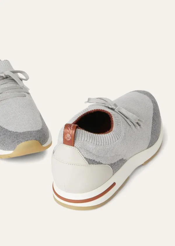 Loro Piana Flexy Walk Sneakers With Kummel Trim