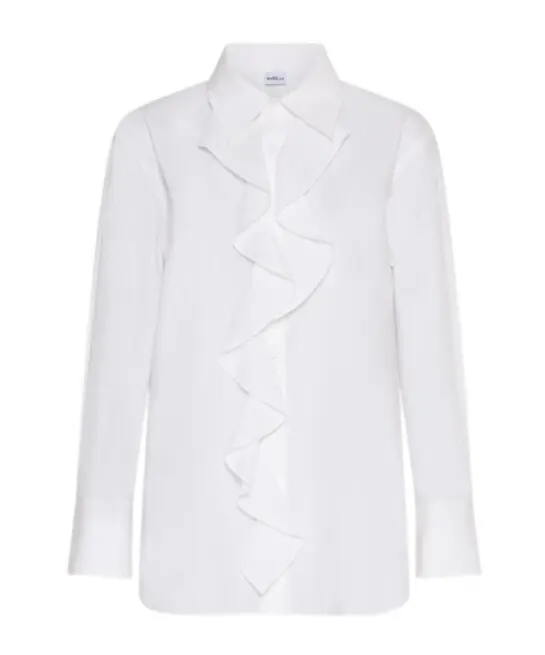 Marella Ruched Poplin Shirt