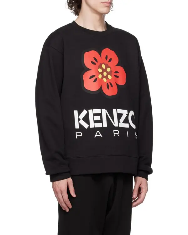 Kenzo Boke Flower Crewneck Sweatshirt - Black