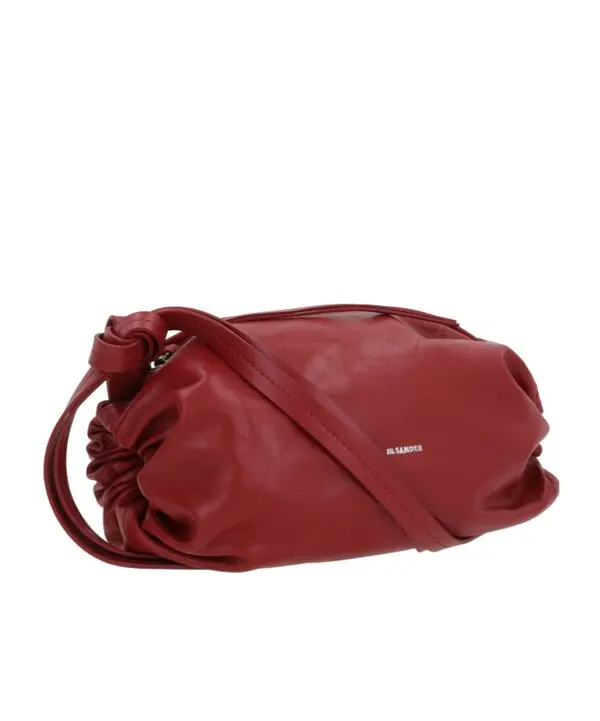 JIL SANDER Ruched Shoulder Bag