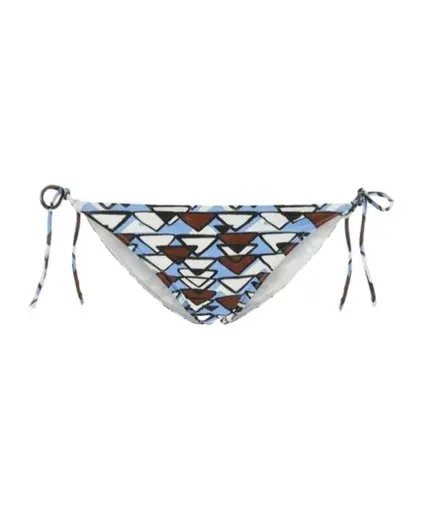 Prada Allover Printed Bikini Bottoms - Gray