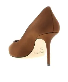 JIMMY CHOO Love 85 Pointed-toe Slip-on Pumps - Brown