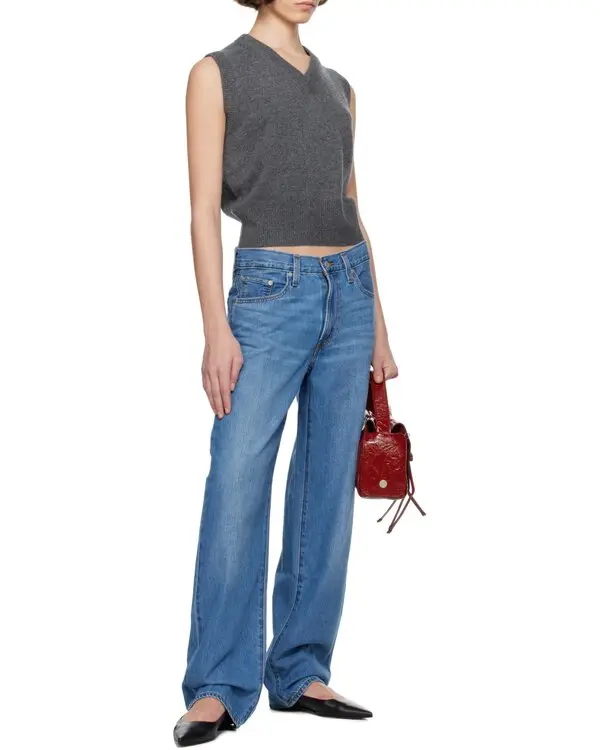 LEVI'S Logo-patch Wide-leg Jeans