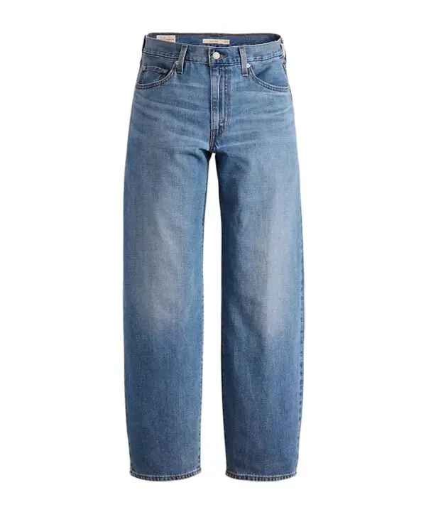 LEVI'S Logo-patch Wide-leg Jeans - Blue