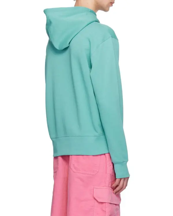 Acne Studios Logo Hooded Sweater - Green