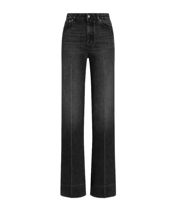 Dolce & Gabbana Straight Leg Jeans - Black