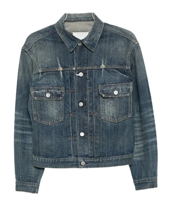 MAISON MARGIELA Distressed Denim Trucker Jacket