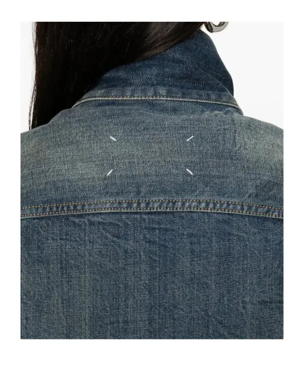 MAISON MARGIELA Distressed Denim Trucker Jacket
