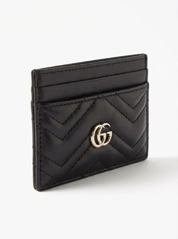 Gucci Gg Marmont Card Case - Black