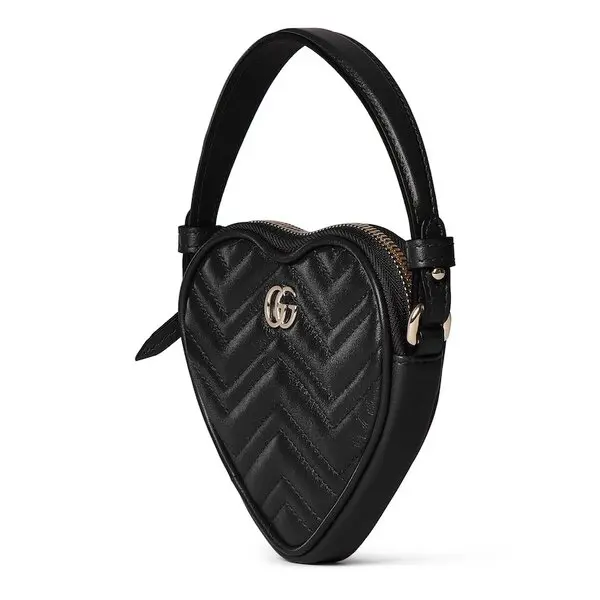 Gucci Gg Marmont Mini Heart Bag