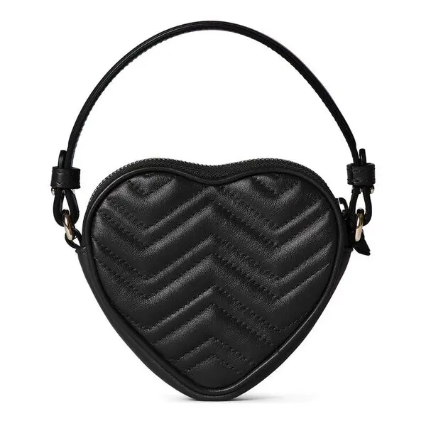 Gucci Gg Marmont Mini Heart Bag