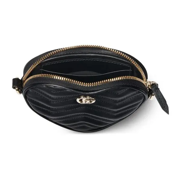 Gucci Gg Marmont Mini Heart Bag