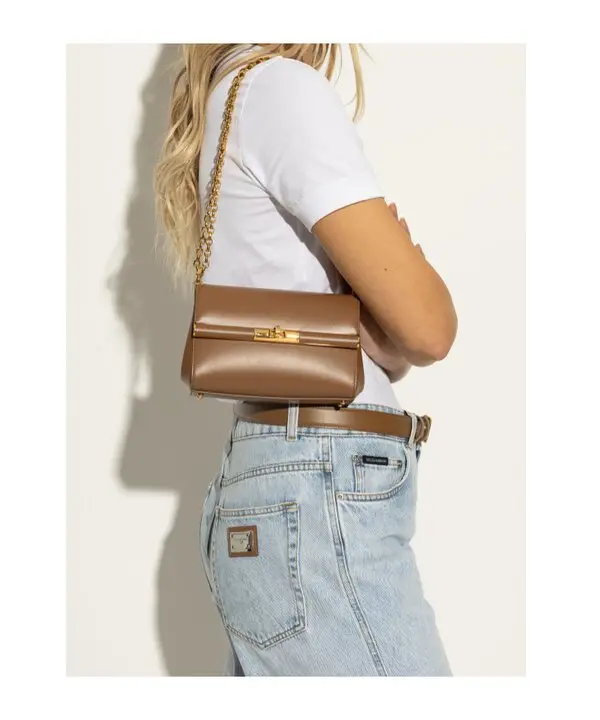Dolce & Gabbana Mini Marlene City Chain-strap Flap Tote Bag