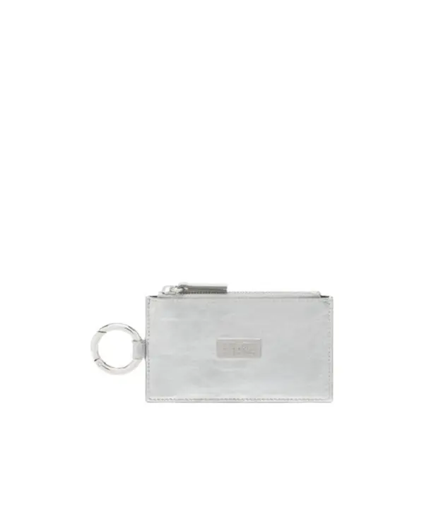 MAISON MARGIELA Zip-ring Wallet - Silver