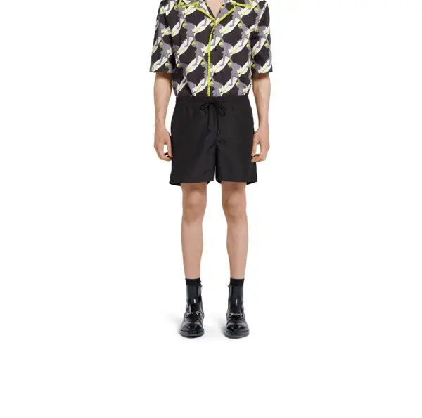Gucci Logo Drawstring Swim Shorts