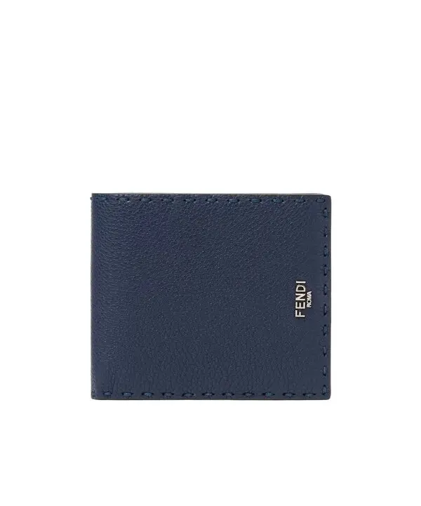 Fendi Selleria Bi-fold Wallet - Blue