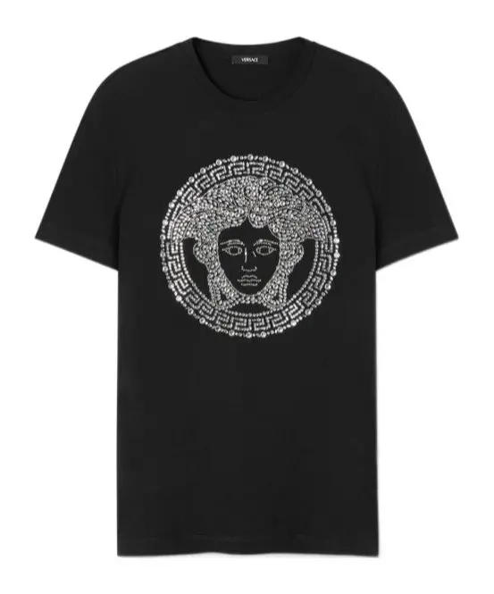 Versace Logo-embellished Crewneck T-shirt