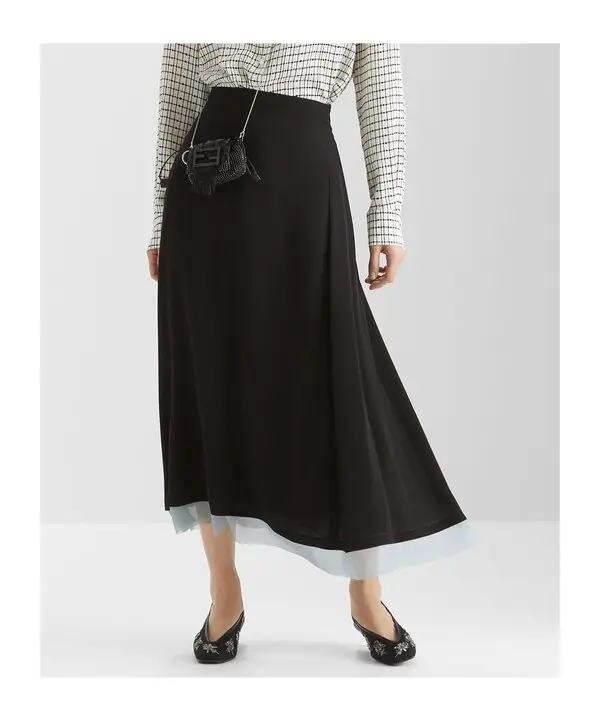 Fendi Flared Midi Skirt