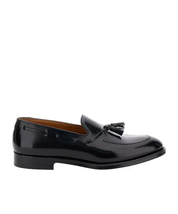 DOUCAL'S Tassel Detail Loafers - Black