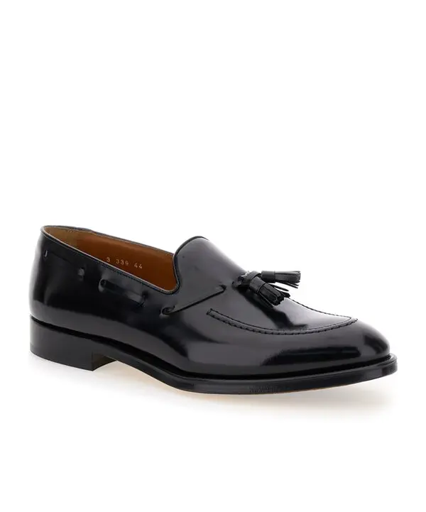 DOUCAL'S Tassel Detail Loafers - Black