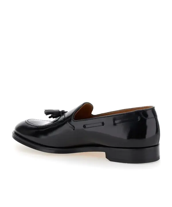 DOUCAL'S Tassel Detail Loafers - Black
