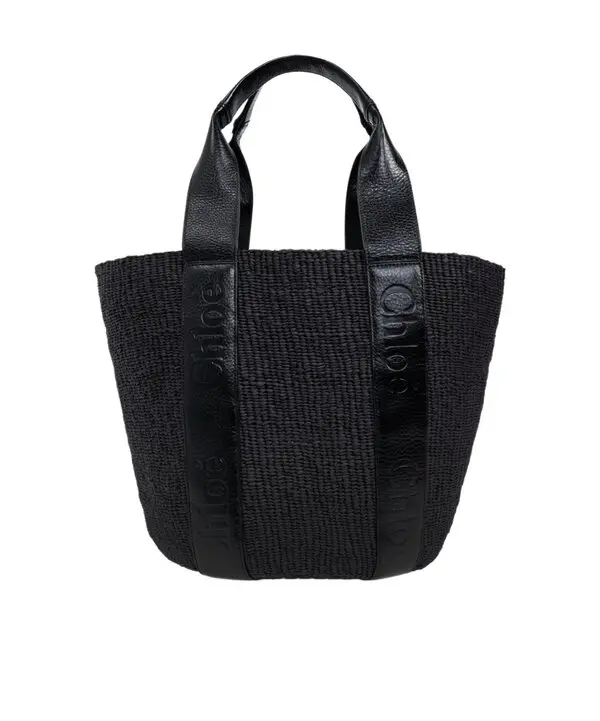 Chloé Woody Large Tote Bag - Black